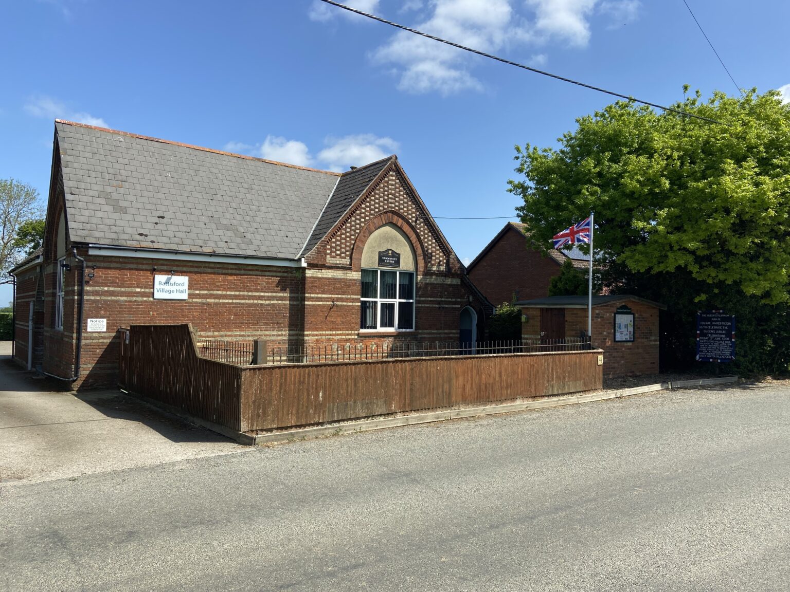Where to find us – Battisford Village Hall